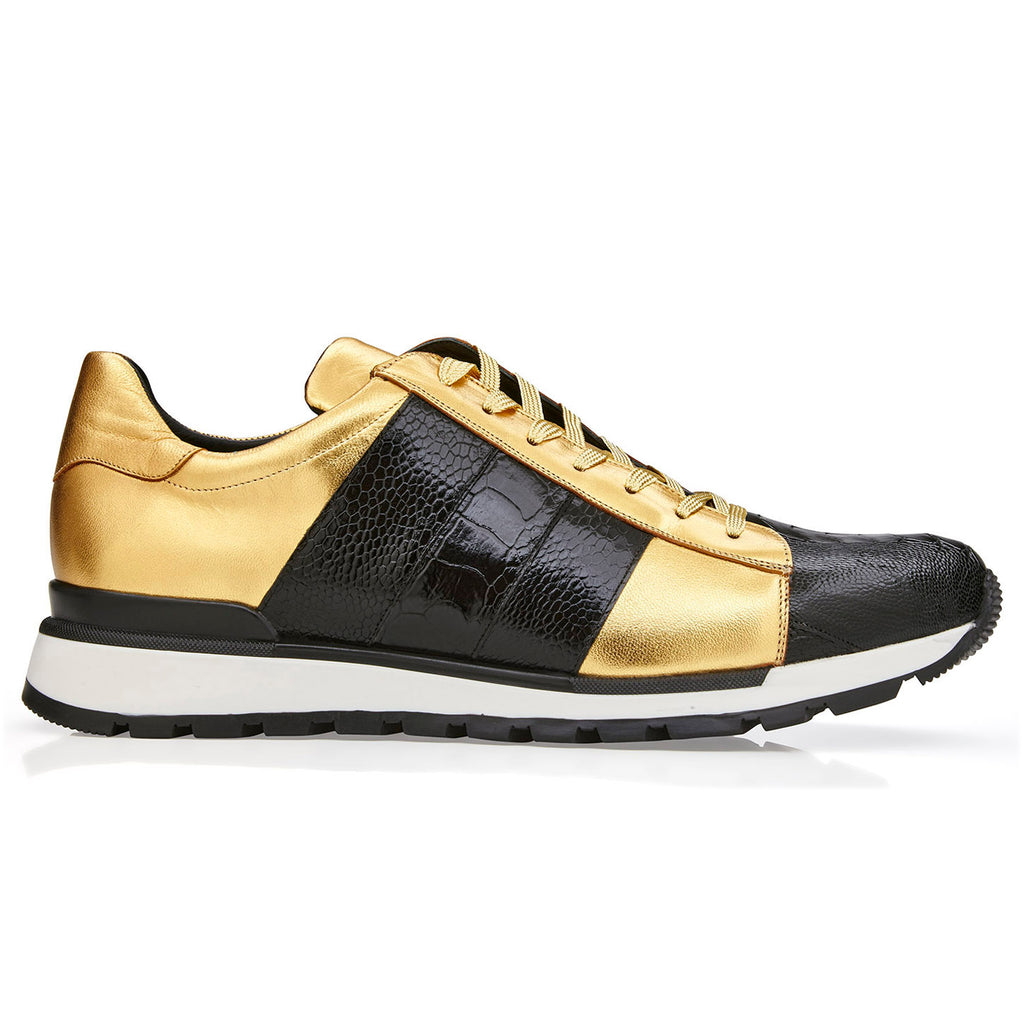Blake Sneaker | Luxury Ostrich & Italian Calf Leather Men's Shoes ...