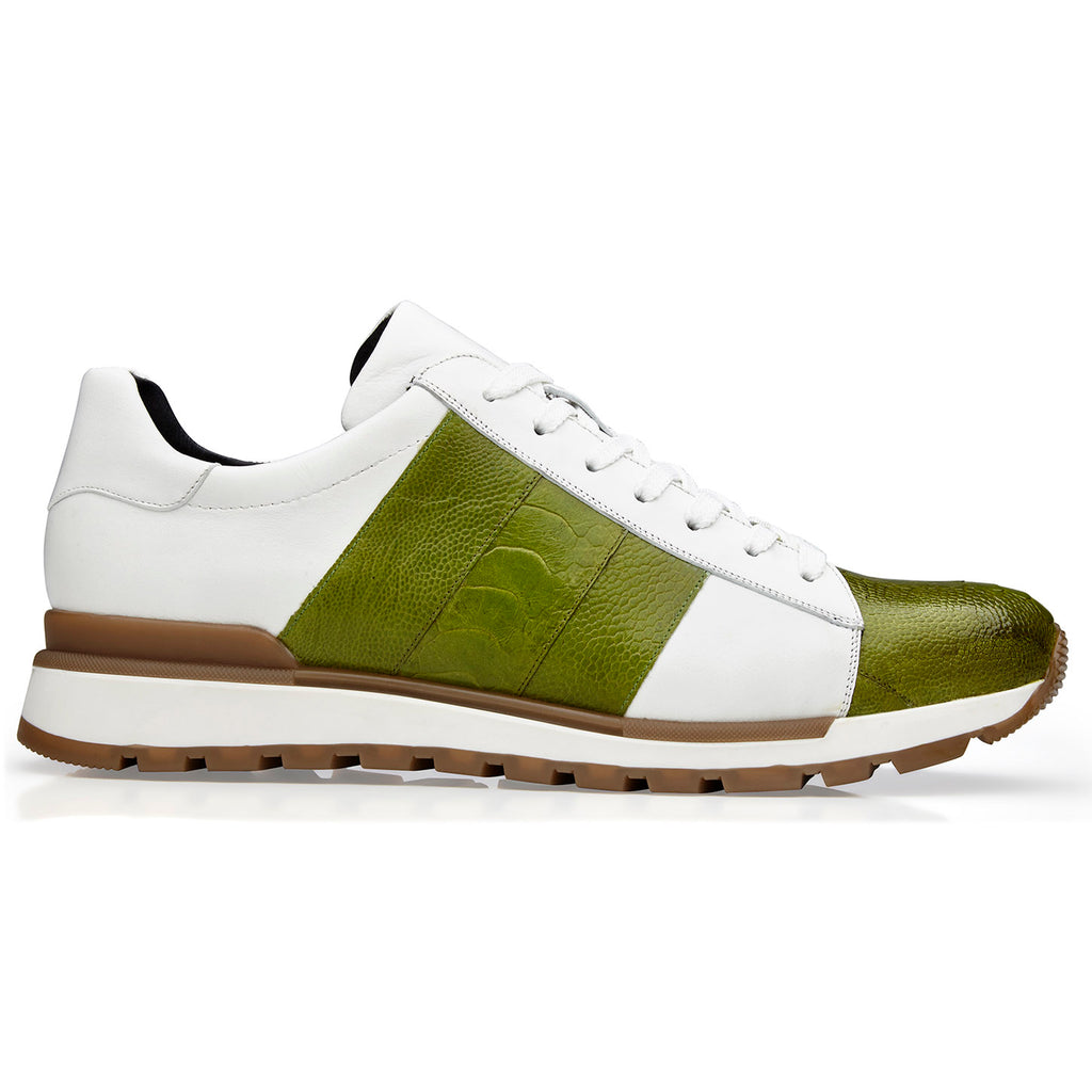 Blake Sneaker | Luxury Ostrich & Italian Calf Leather Men's Shoes ...